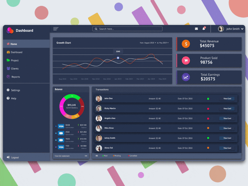 Top 22 Free Dashboard Design Examples, Templates & UI Kits for You ...