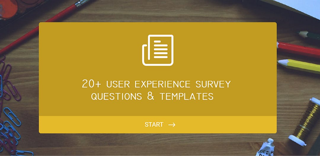 20+ User Experience Survey Questions and Templates for Inspiration ...