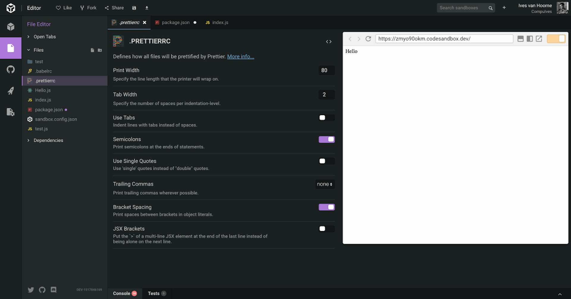 Announcing CodeSandbox 2.5 | HackerNoon