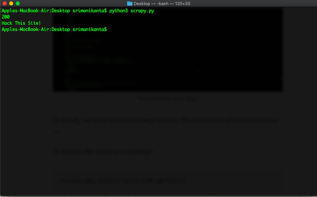 Introduction to Web Scraping using Python | HackerNoon