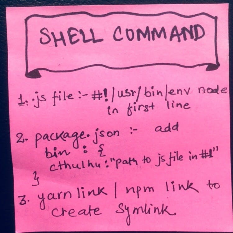 Learn To Create Custom Cli Tool With Node And 5 Sticky Notes Hackernoon