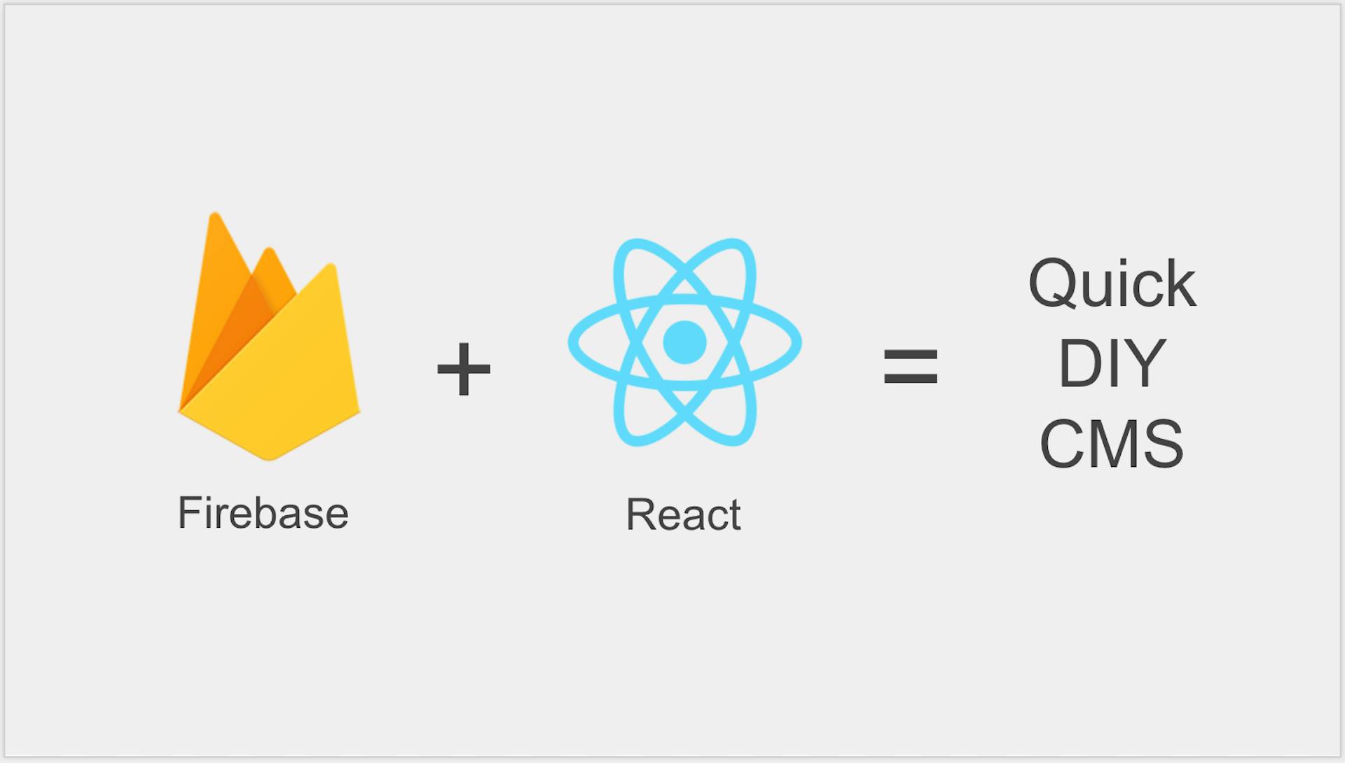 How I built a Content Management System for a React app in one day ...