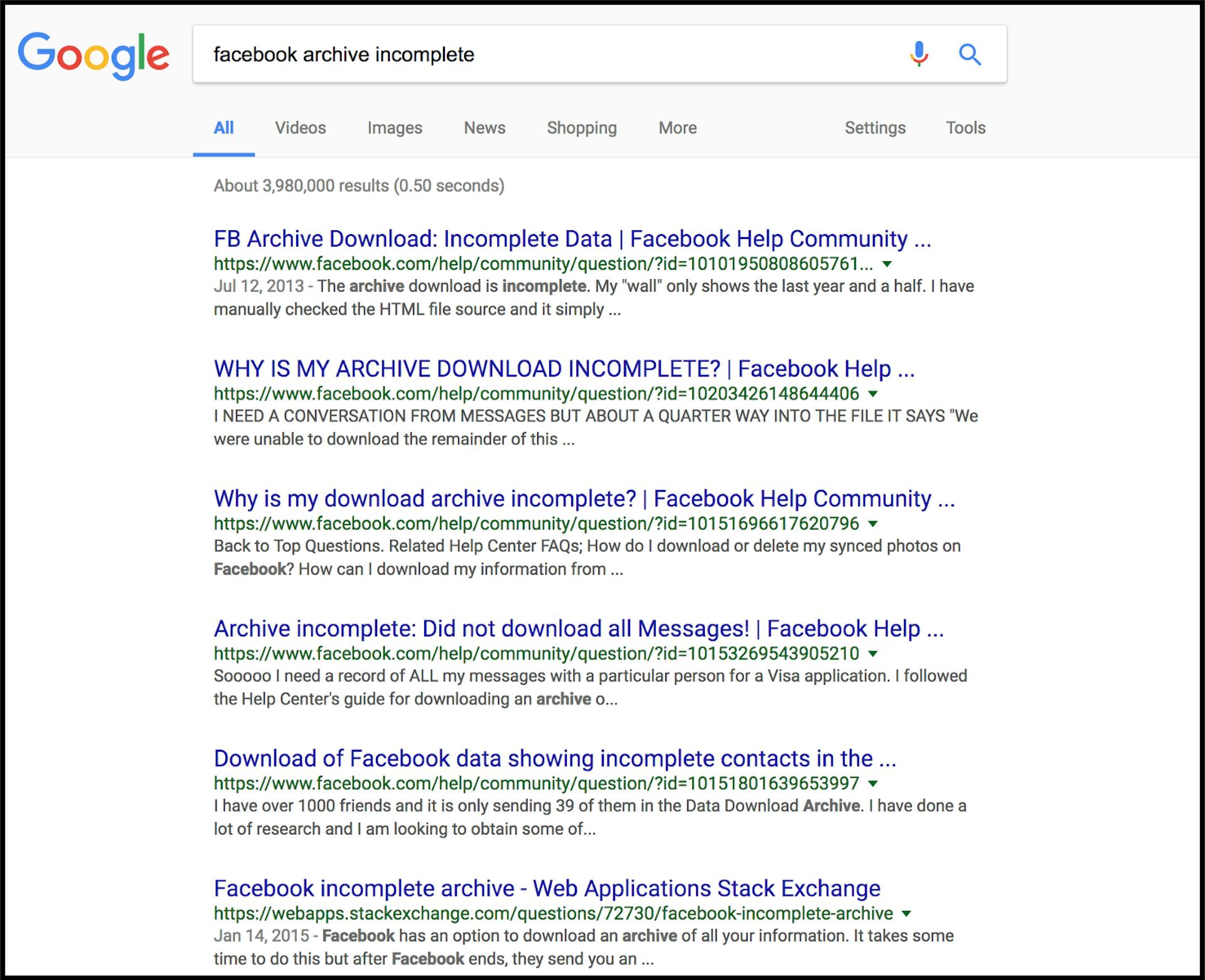 Dear Facebook, “Download My Archive” is Broken and That’s Not Okay | HackerNoon