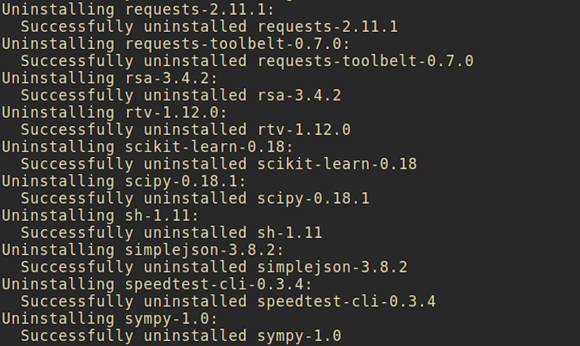 How I accidentally deleted all my Python modules and got it back in 20 ...