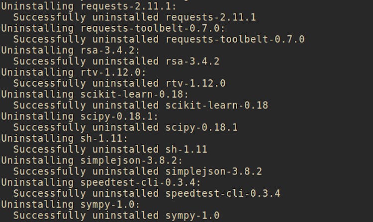 How I accidentally deleted all my Python modules and got it back in 20 ...