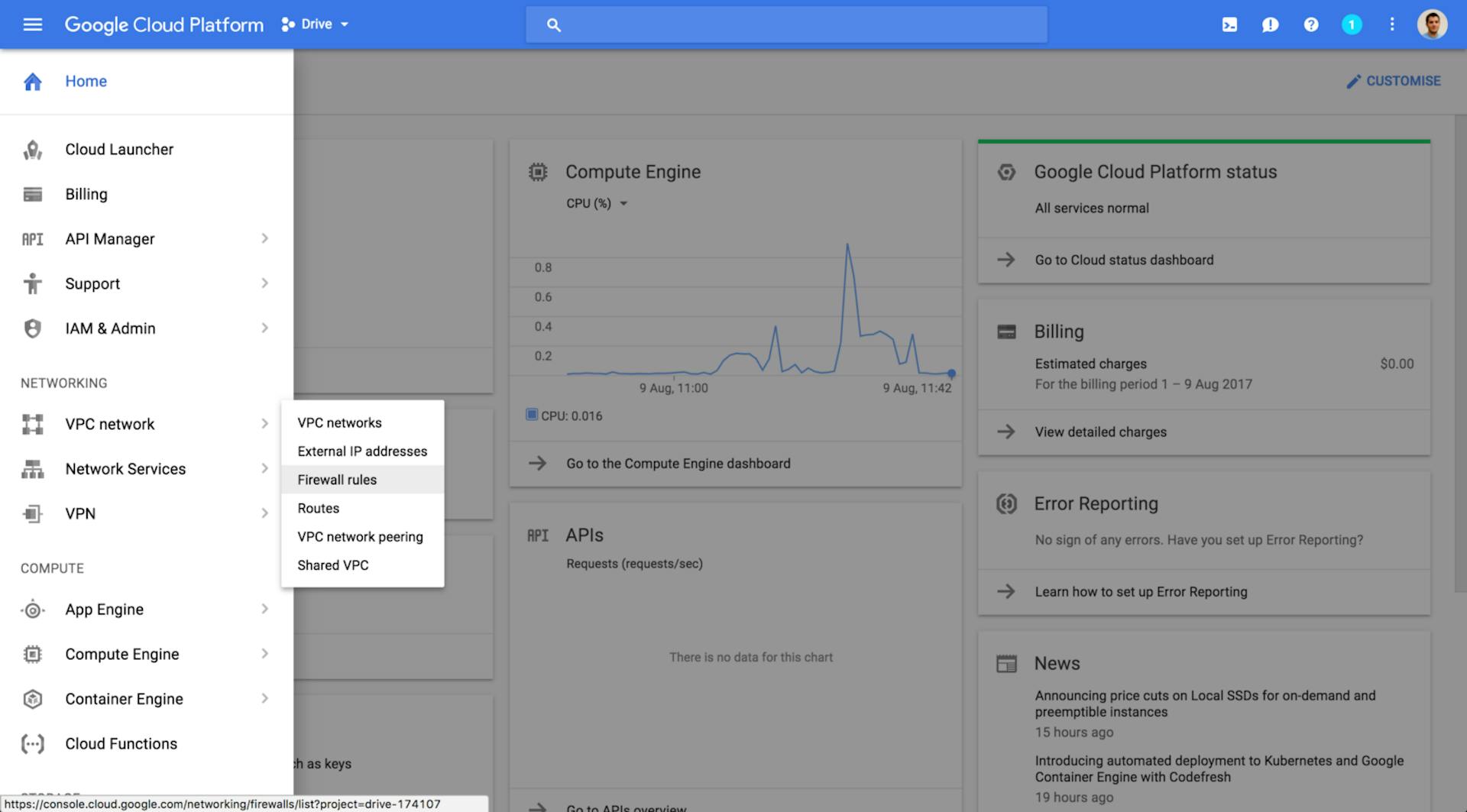 Launch a GPU-backed Google Compute Engine instance and setup Tensorflow ...