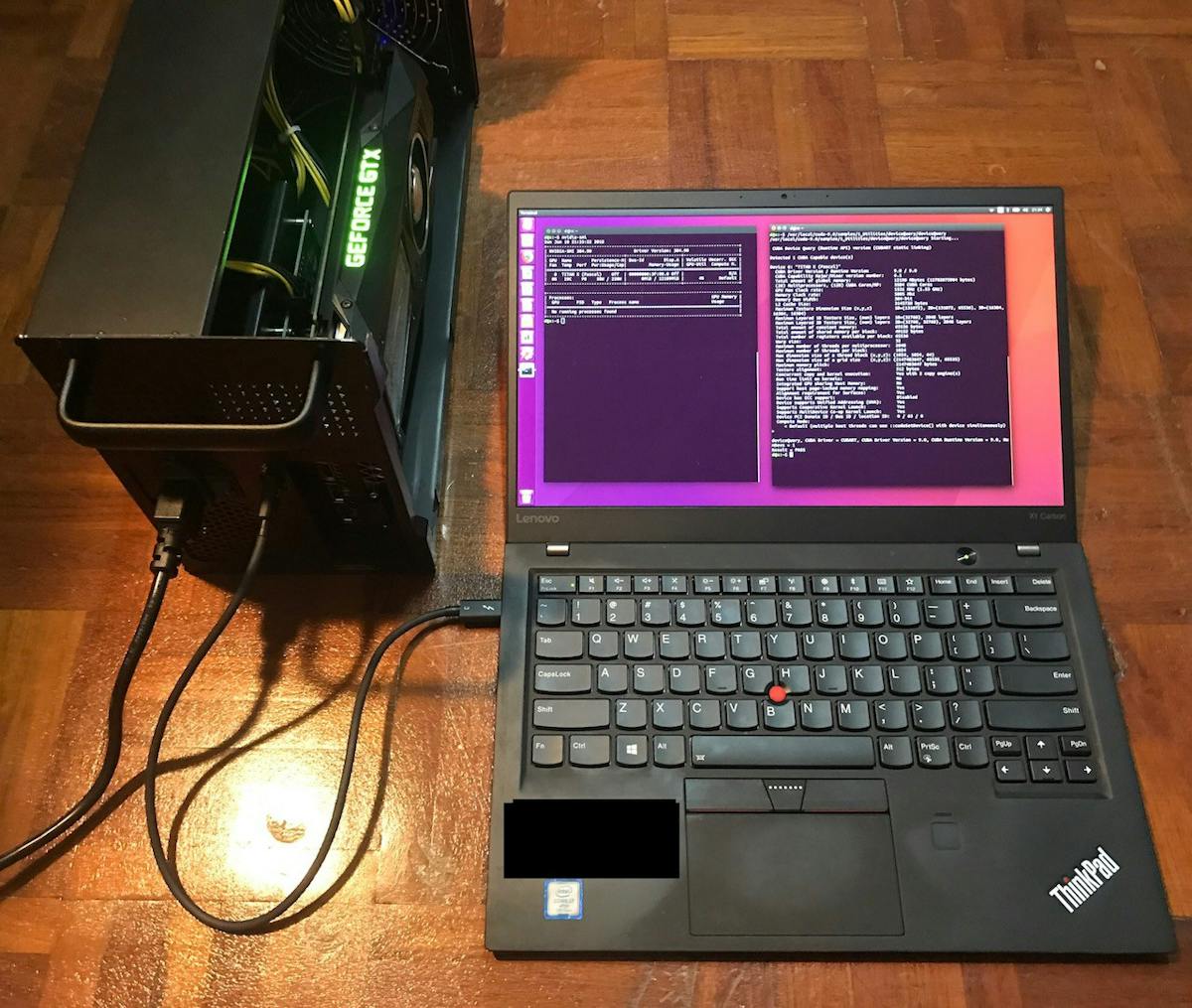Recipe: Nvidia Titan X as External GPU on Ubuntu Laptop | HackerNoon