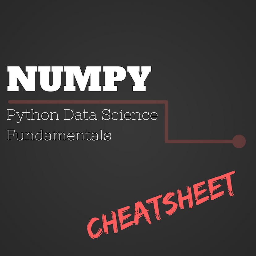 Fundamental Python Data Science Libraries: A Cheatsheet (Part 1/4 ...