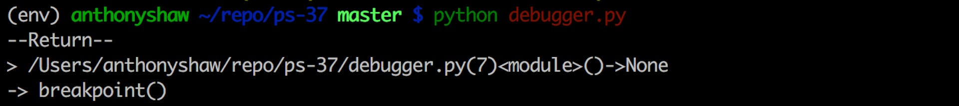 Python 3.7’s new builtin breakpoint — a quick tour | HackerNoon