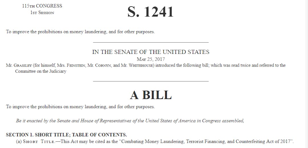 50 Shades Of Grey: What Bitcoiners Should Know About S.1241 | HackerNoon