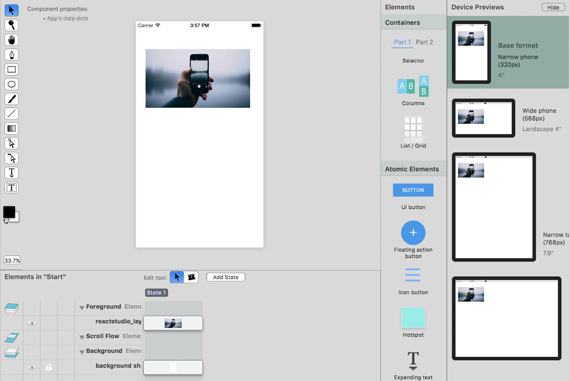 Designing responsive web layouts in React Studio | HackerNoon