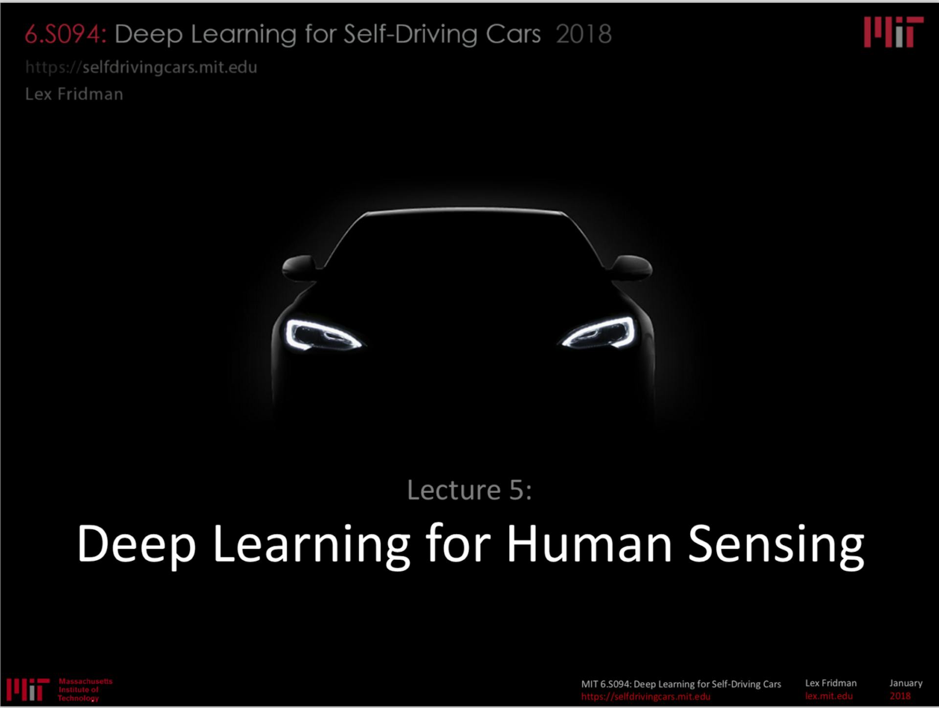MIT 6.S094: Deep Learning for Self-Driving Cars 2018 Lecture 5 Notes ...