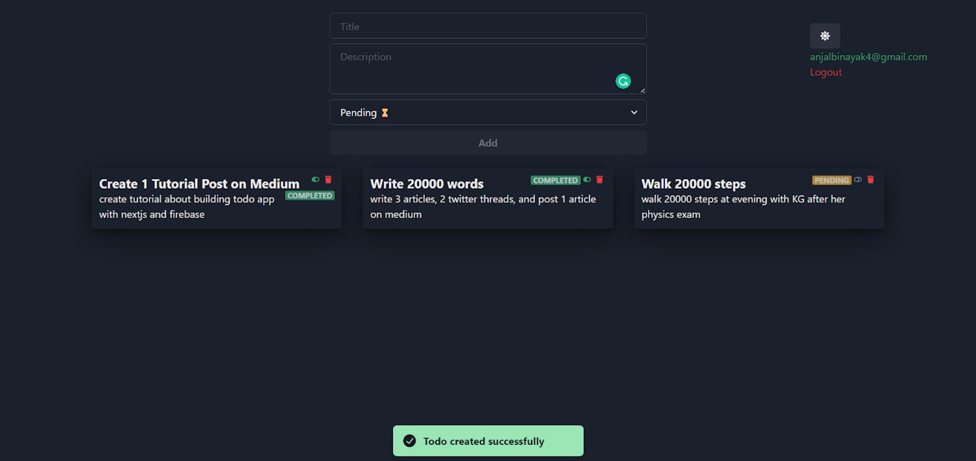Creating A Todo App With Nextjs And Firebase Hackernoon 1405