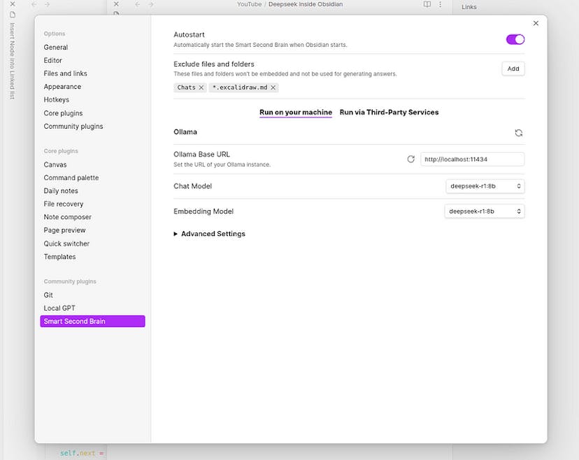 Turn Obsidian Into an AI-Powered Second Brain With DeepSeek-R1 Model | HackerNoon