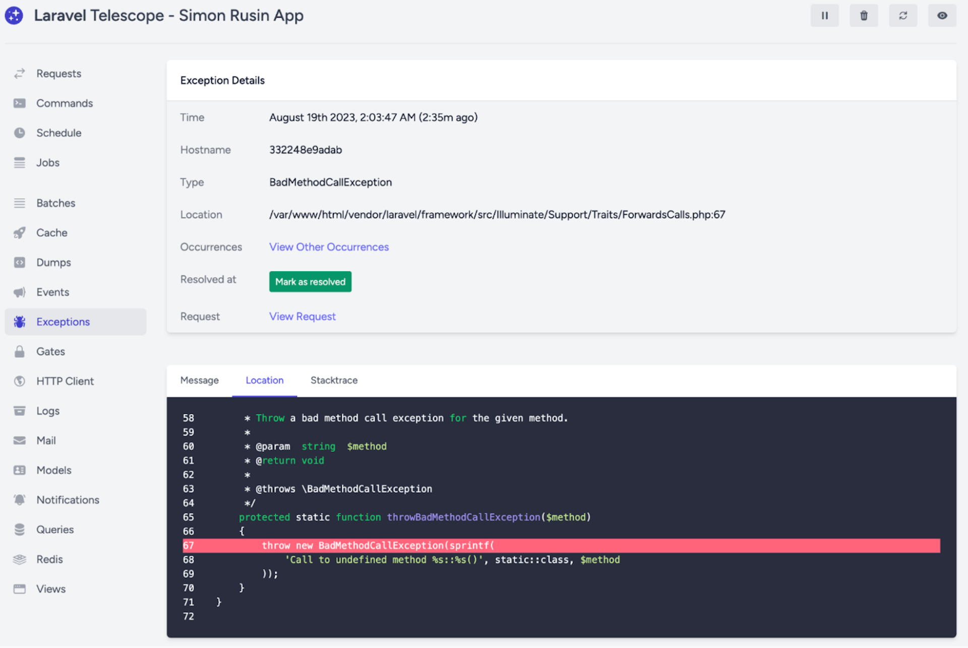 Companion for working with Laravel — Telescope | HackerNoon