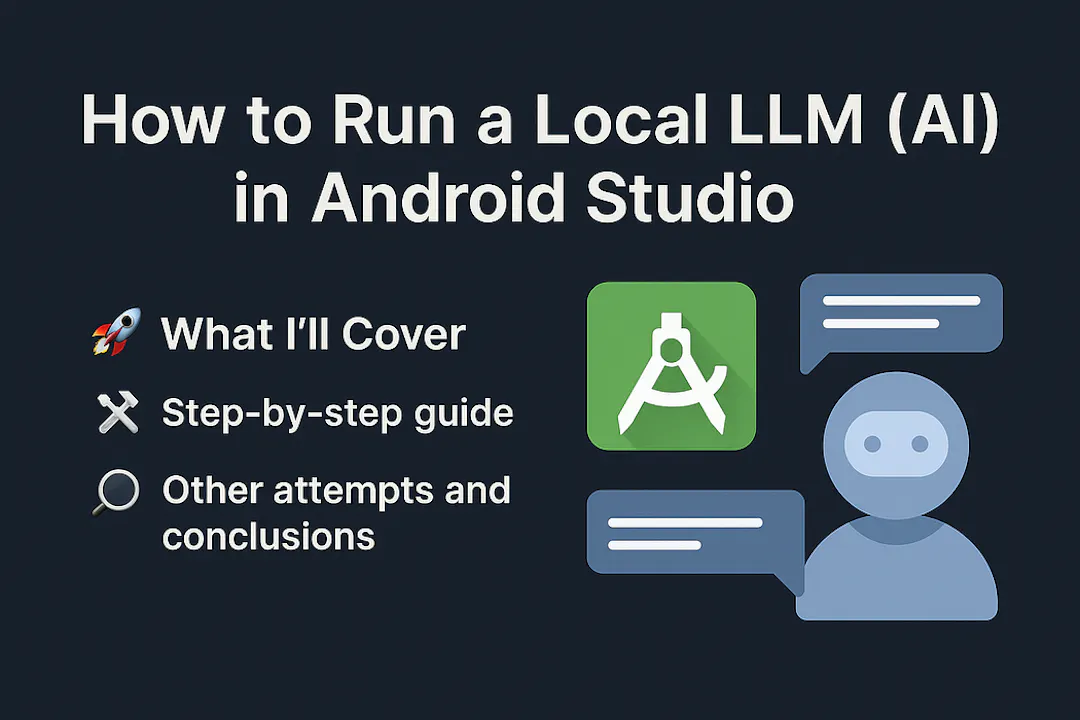 How to Run Local LLM (AI) in Android Studio | HackerNoon