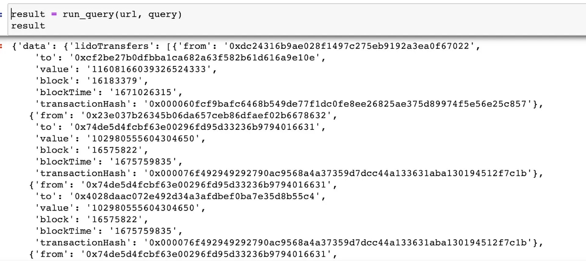 Accessing Real-time Smart Contract Data From Python Code (Using Lido Contract as an Example ...