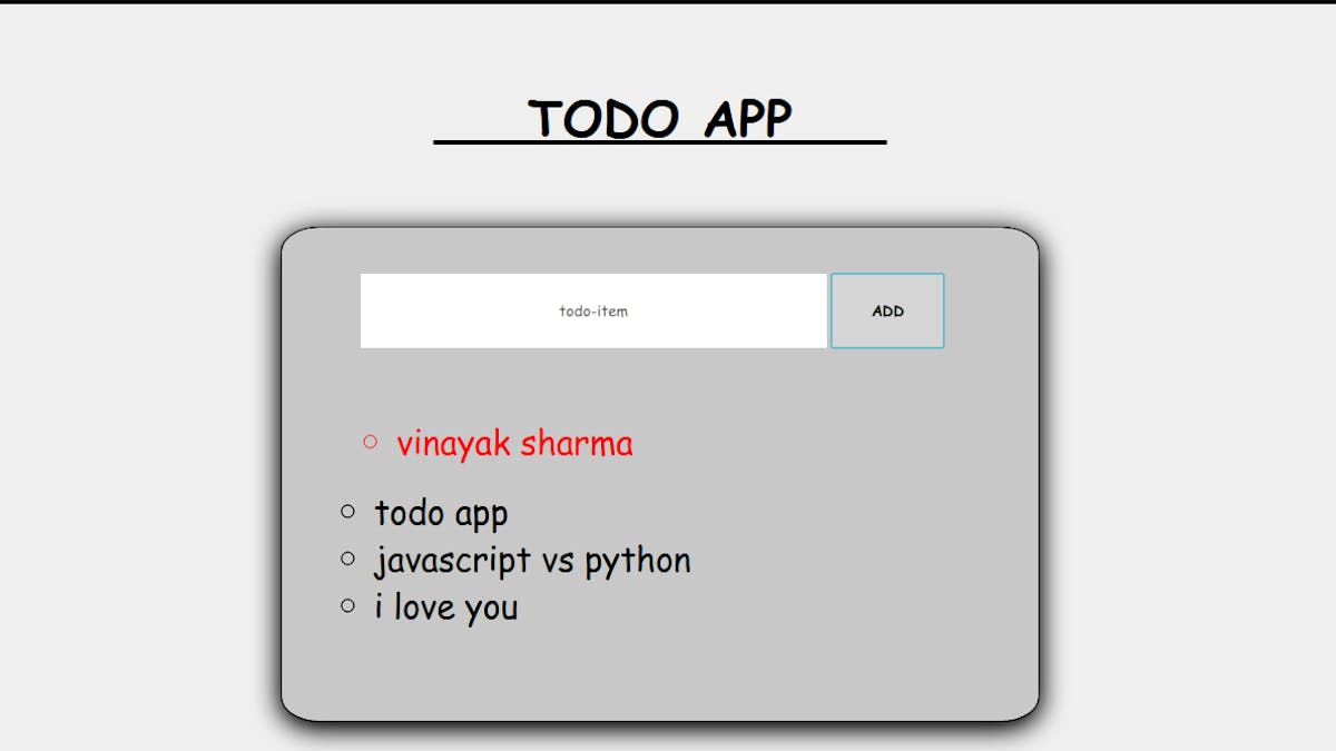 Creating Todo Web App Using Vanilla Javascript Hackernoon