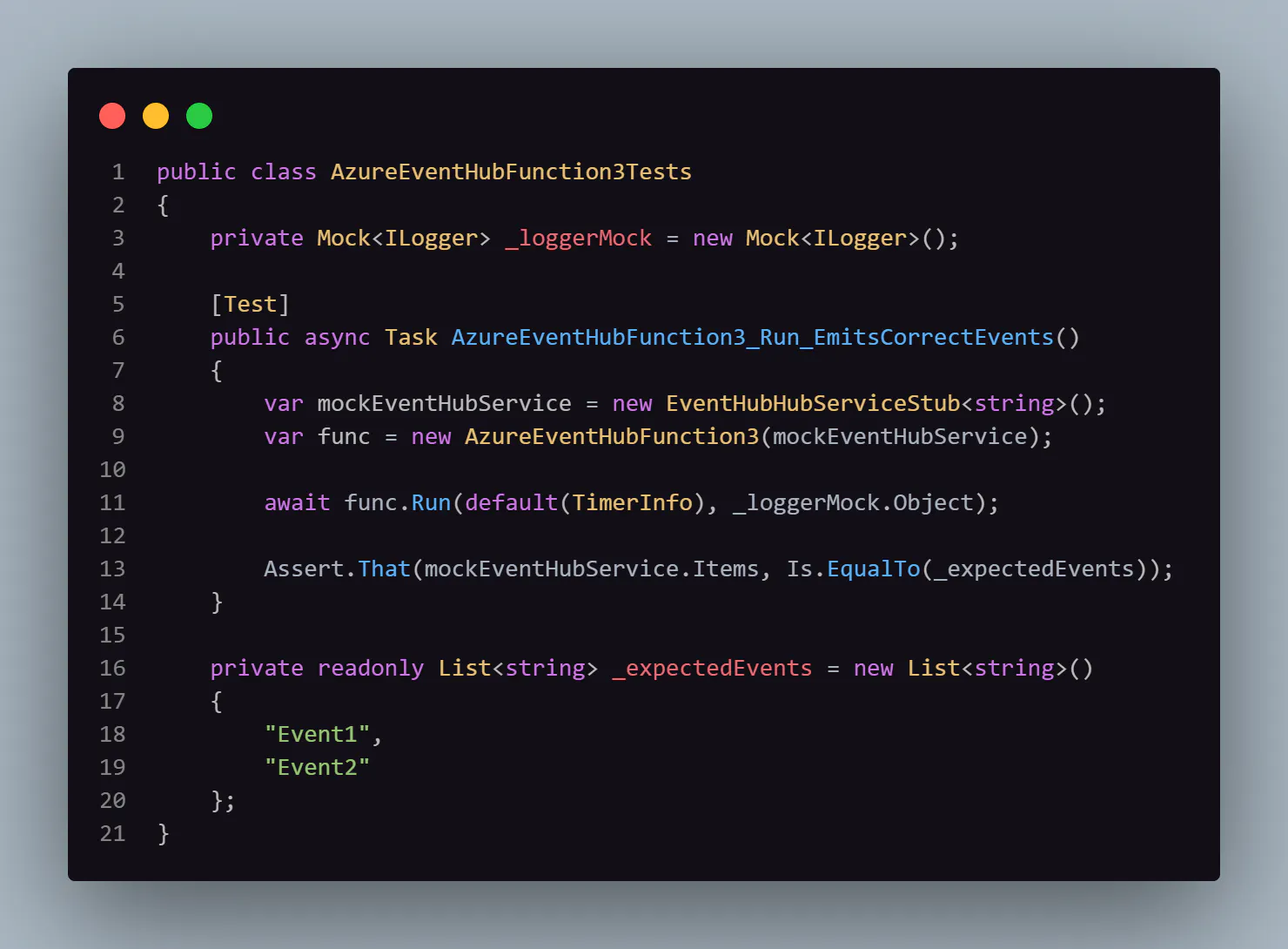 How to Mock Azure Event Hub in .Net Unit tests | HackerNoon
