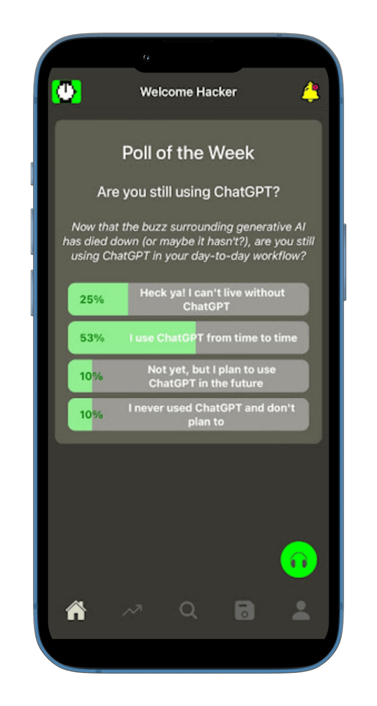 Whats On The Hackernoon App Home Screen Hackernoon 
