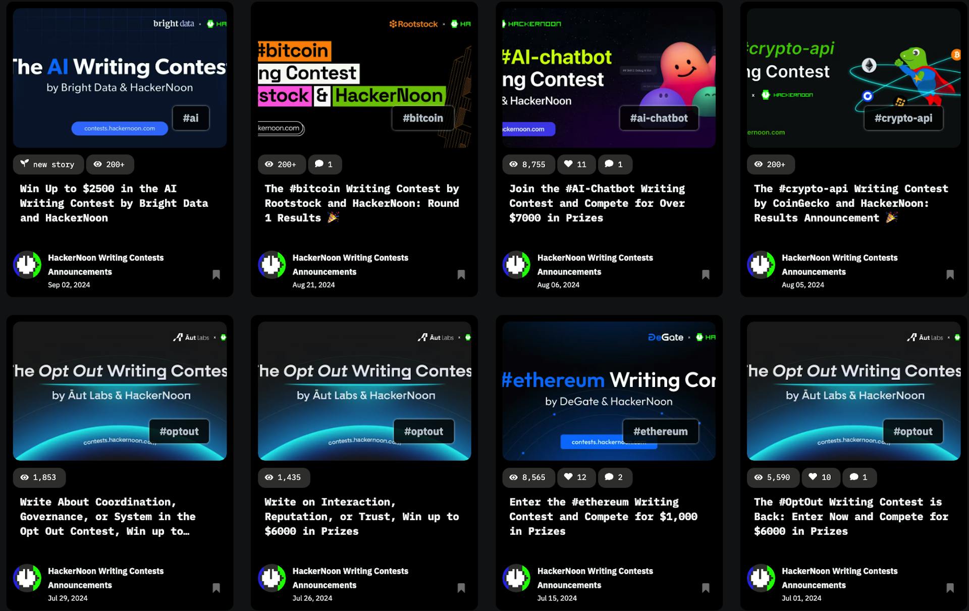 Want To Win A Hackernoon Writing Contest Here S What Winners Of The Crypto Api Contest