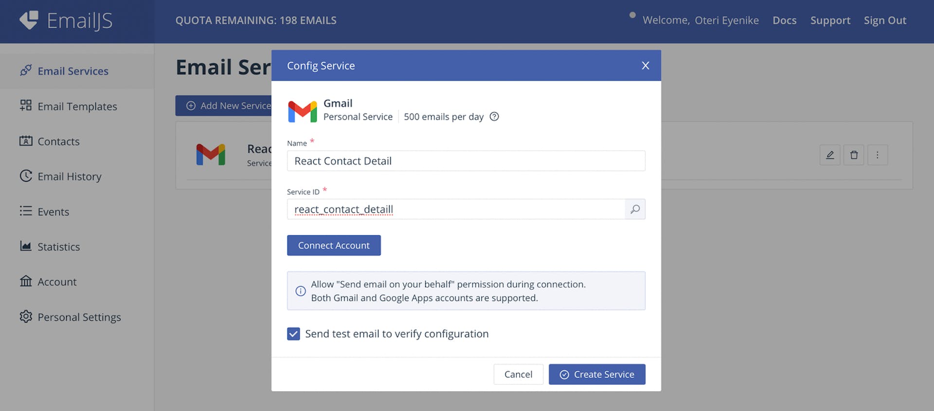 Integrating A Contact Form With Emailjs In React Hackernoon