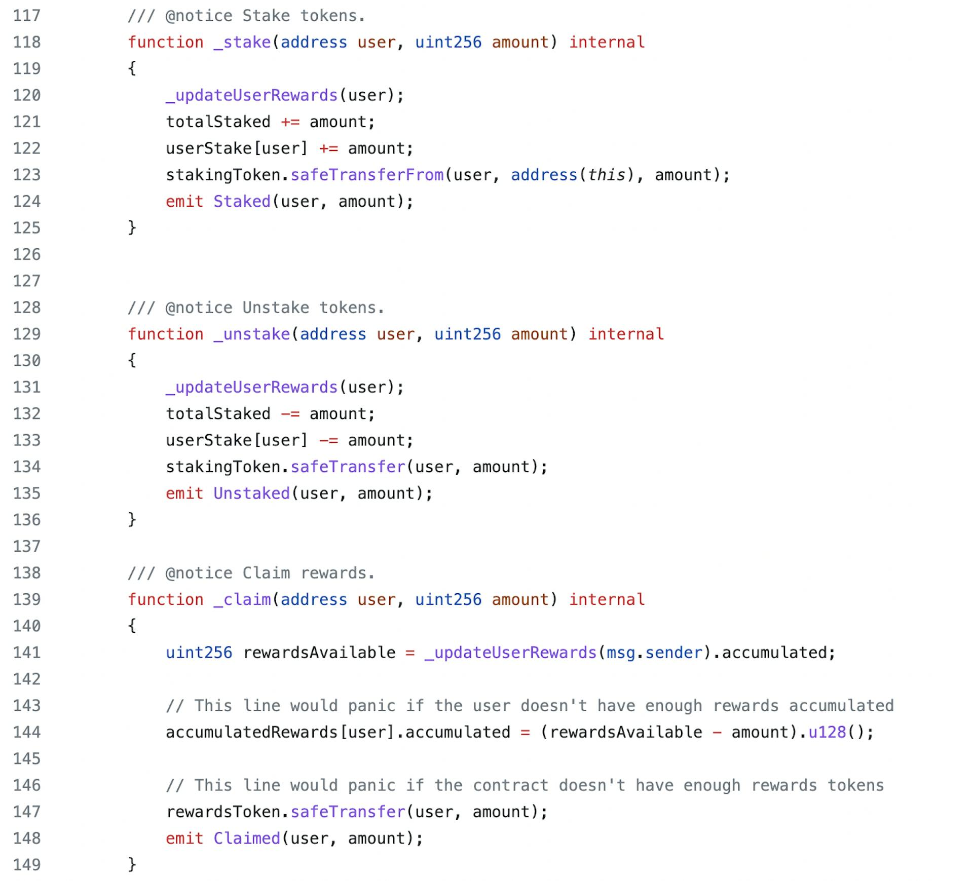 How to Implement a Stake and Reward Contract in Solidity | HackerNoon