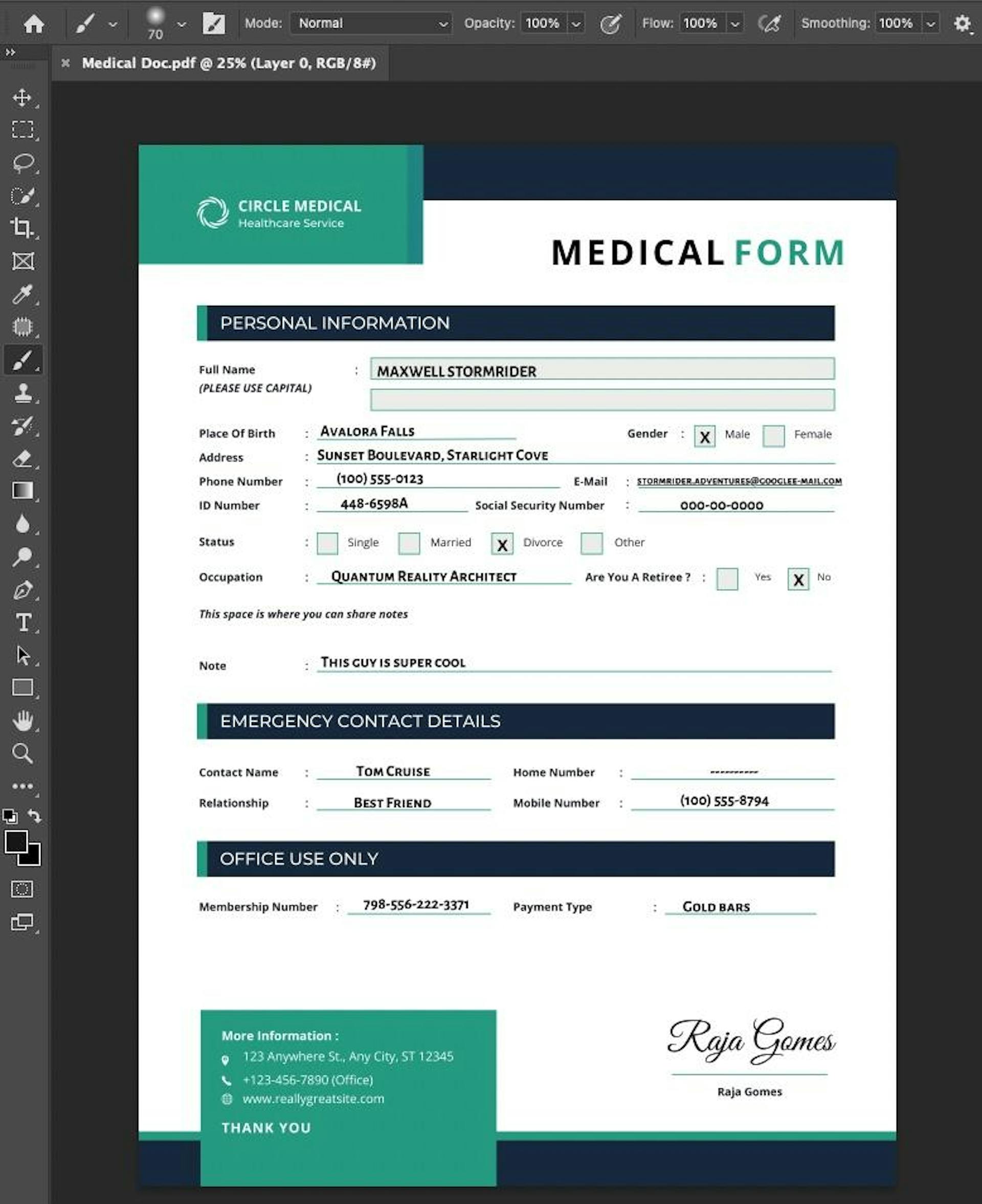 How to Black Out Text in a PDF with Photoshop or for Free in Canva ...