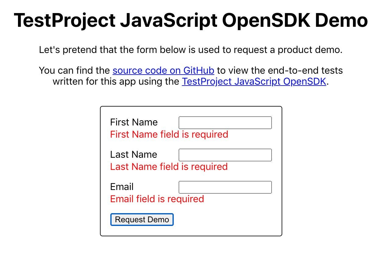 End To End Testing Using React Jest And The Testproject Javascript Opensdk Hackernoon