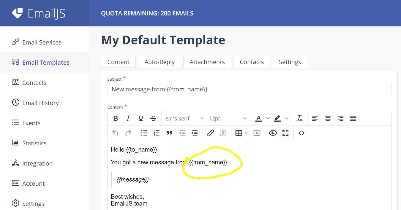 How To Send Emails with Nodejs and EmailJS Module | HackerNoon
