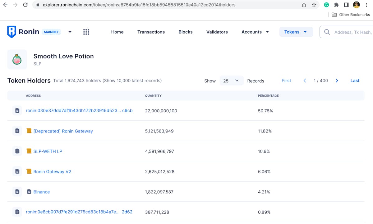 Mysterious Axie Infinity Whale Holds 22 Billion Smooth Love Potion (SLP) | HackerNoon