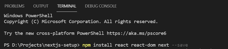 Vs Code Tutorial How To Set Up A Reactjs Project With Nextjs Hackernoon