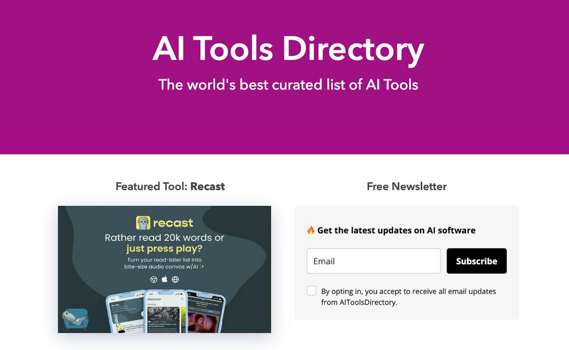 The 10 Best Directories for AI Tools | HackerNoon