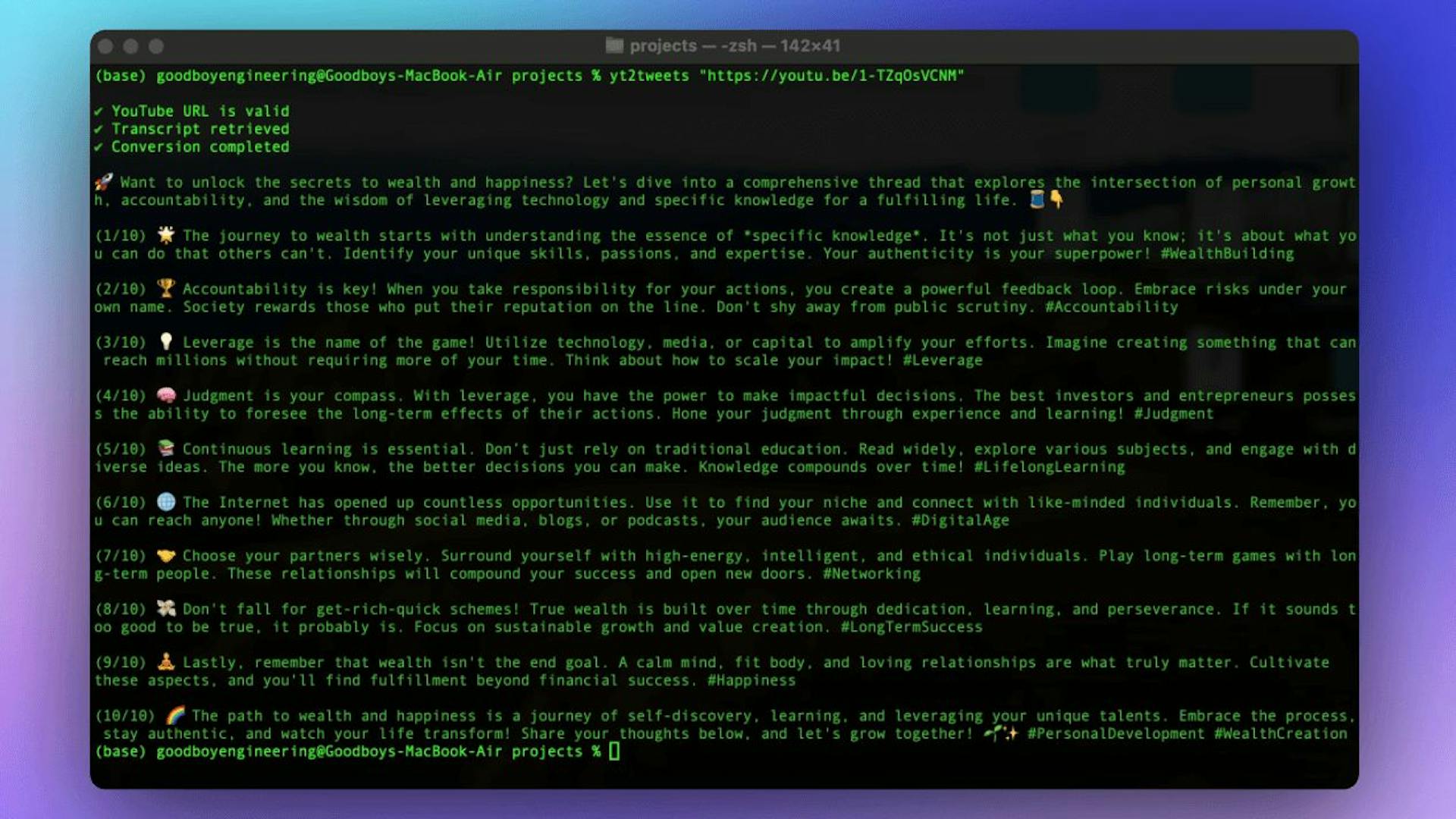 Tutorial: How to Turn YouTube Videos Into Twitter Threads Using AI | HackerNoon