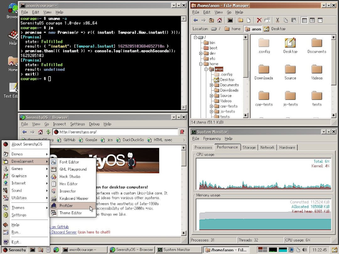Running SerenityOS, a Love Letter to '90s User Interfaces | HackerNoon
