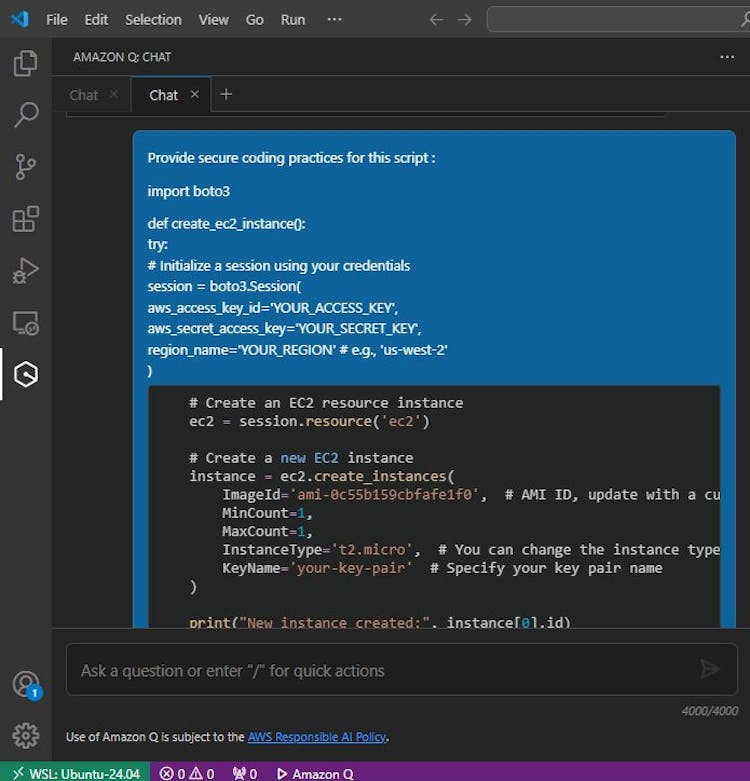 Generative AI: Can we Accelerate Infrastructure as Code With Amazon Q? | HackerNoon