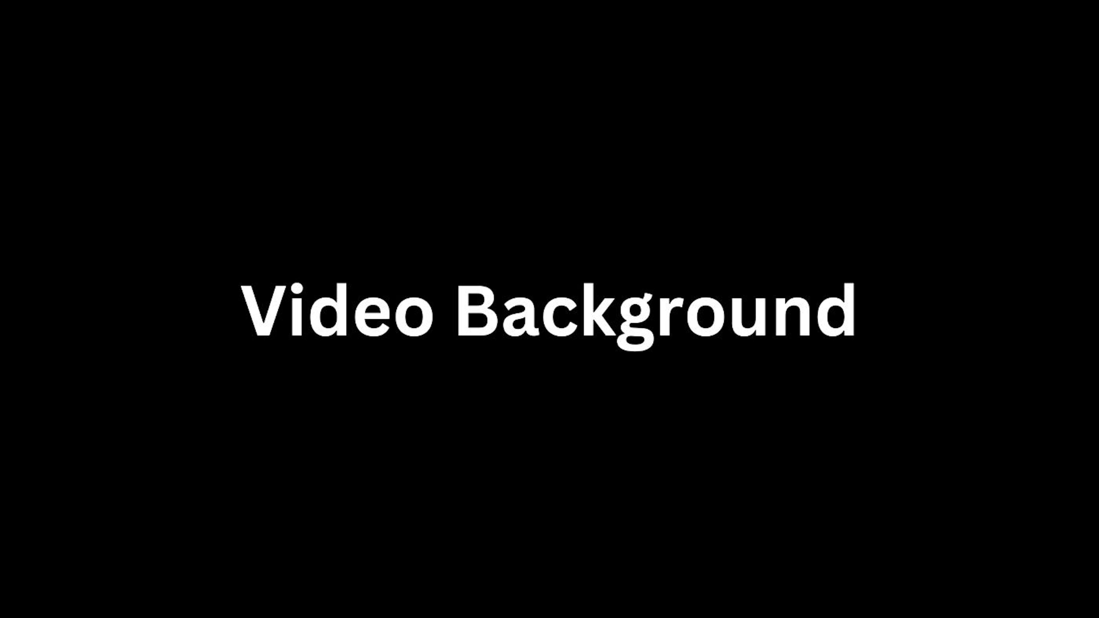 Creating A Video Background On Your Website With Html And Css Hackernoon