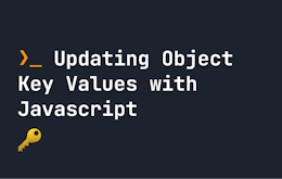 How To Update Object Key Values Using Javascript HackerNoon