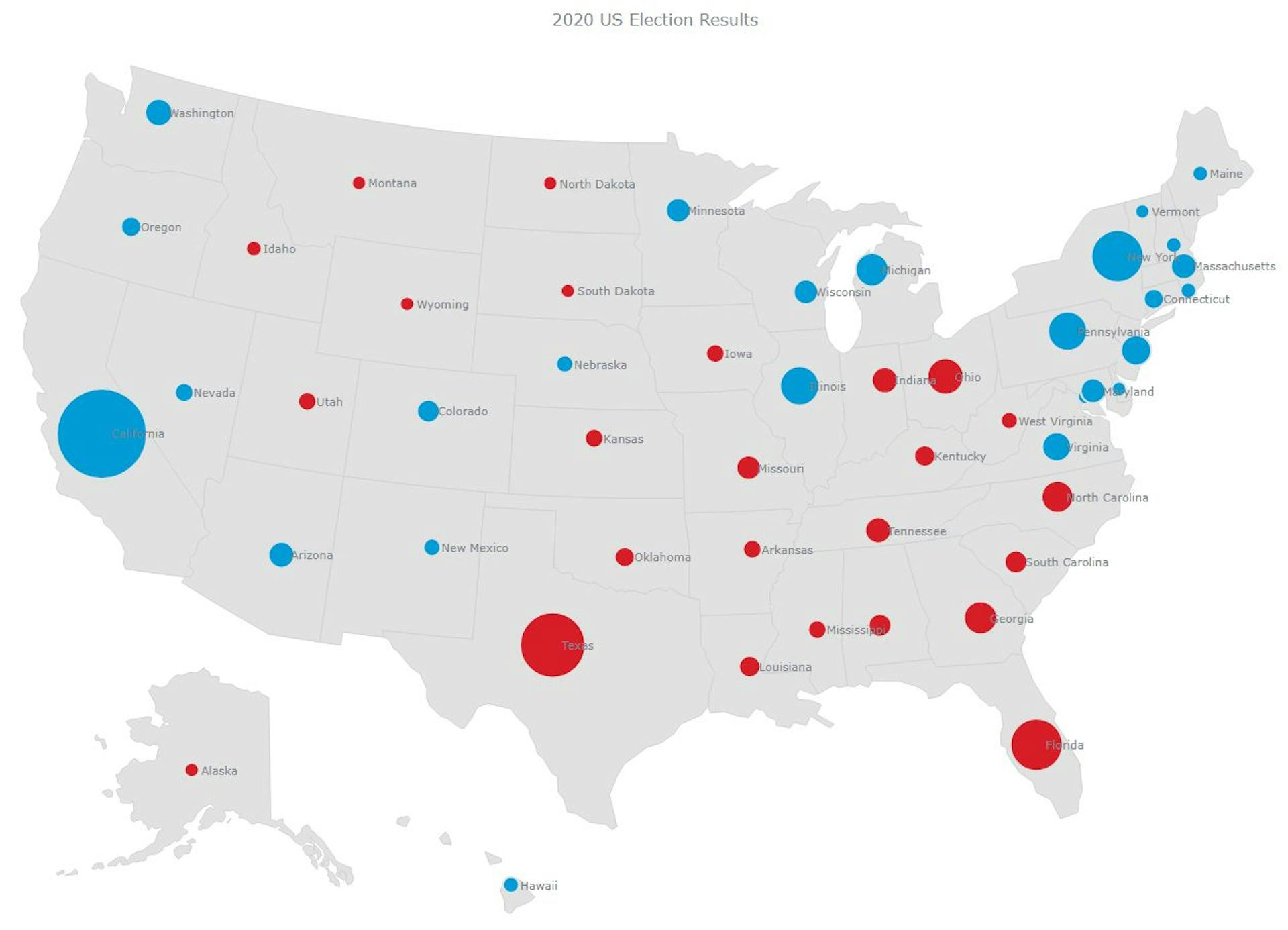 How to Create a Bubble Map with JavaScript to Visualize Election ...