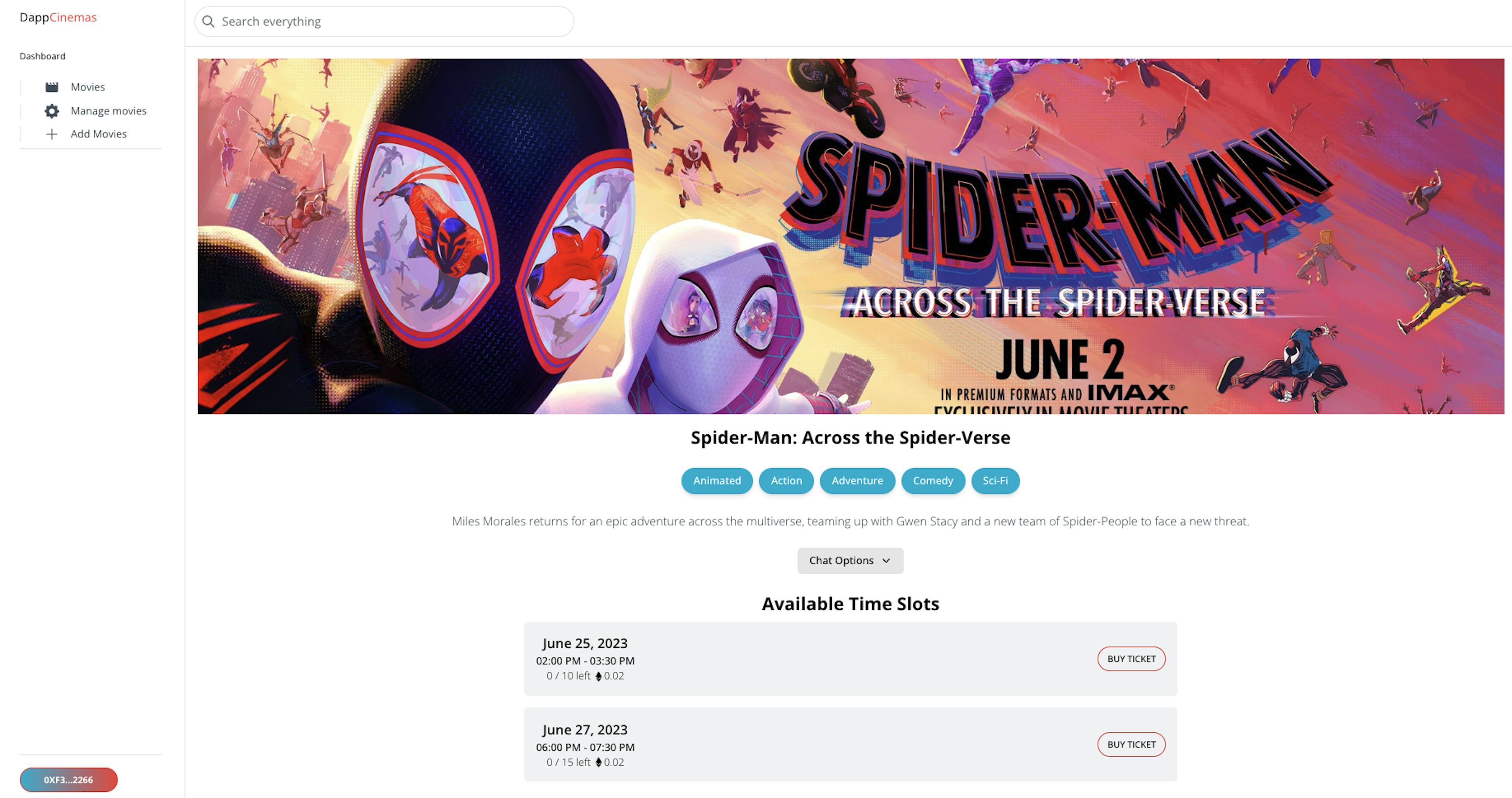 How To Build A Cinema Ticket Booking Dapp With React Solidity And Cometchat Hackernoon