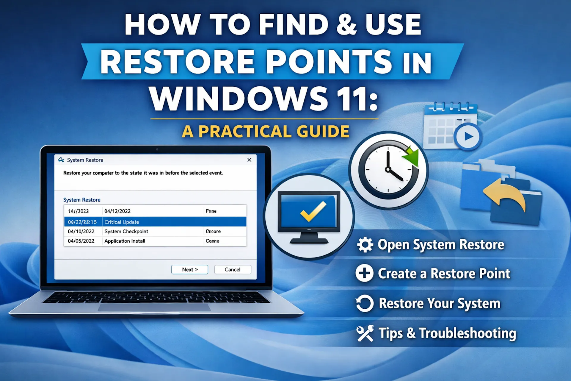 How to Find and Use Restore Points in Windows 11 | HackerNoon