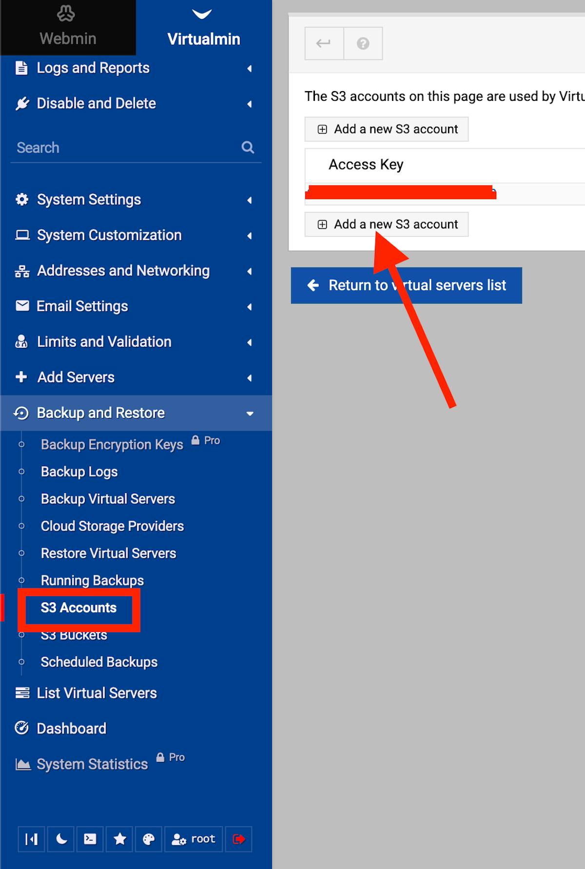 How to Set up Regular Backups in the FREE Version of the Virtualmin Panel Via Backblaze B2 ...