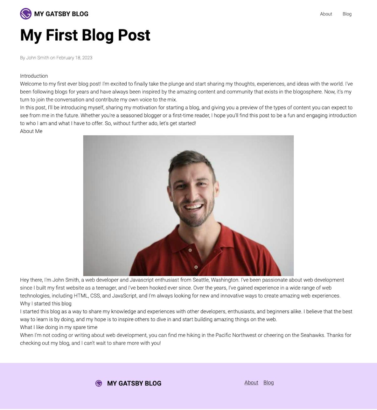 How to Build a GatsbyJS Blog (Part 3): The Blog and Post Pages | HackerNoon