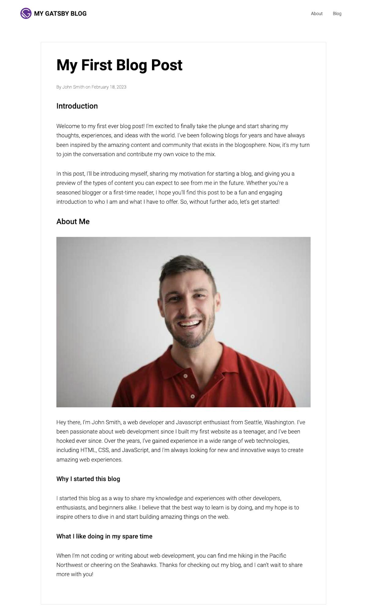 How to Build a GatsbyJS Blog (Part 3): The Blog and Post Pages | HackerNoon