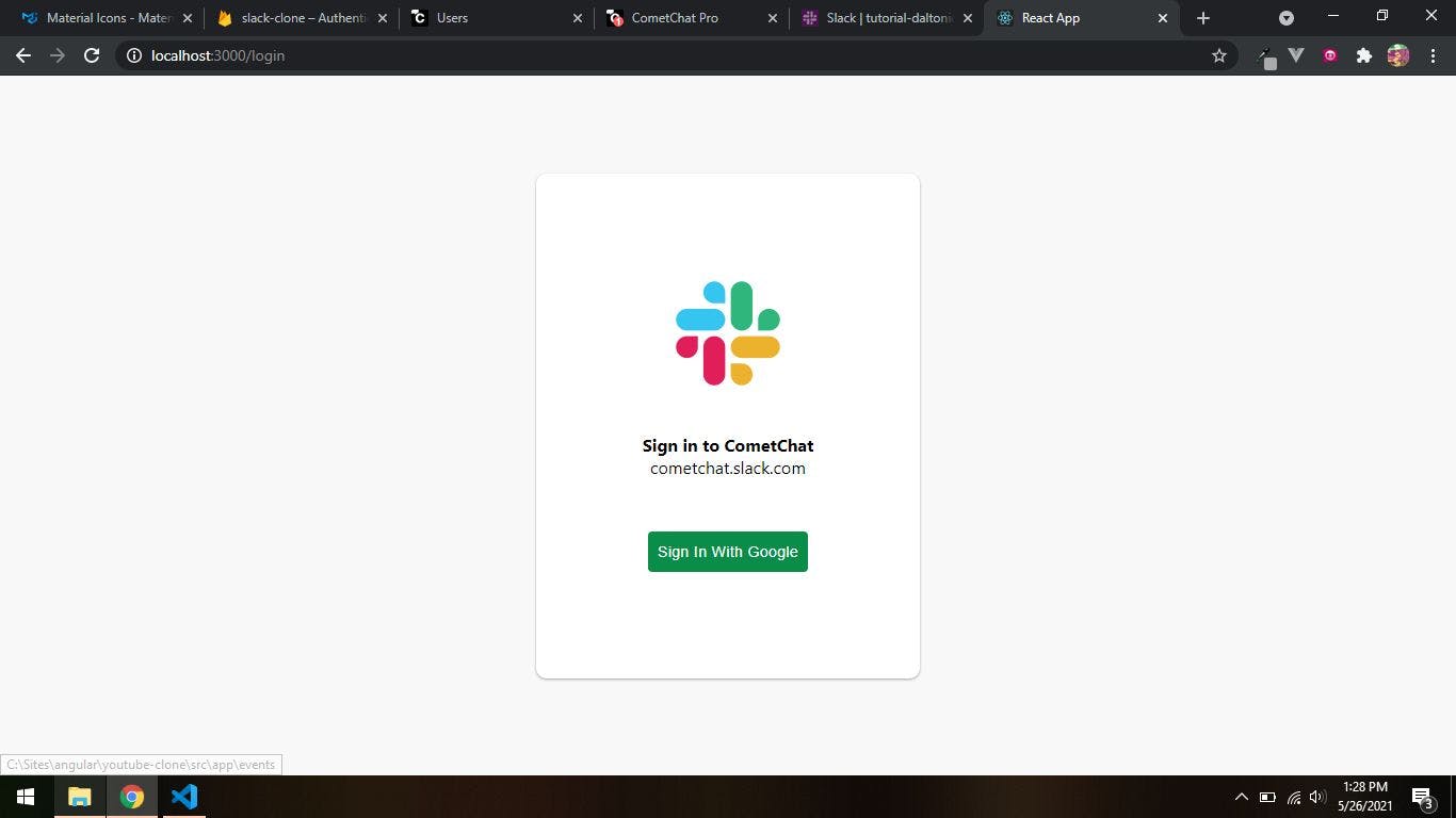 How to Build a Slack Clone with React, Firebase, and CometChat | HackerNoon