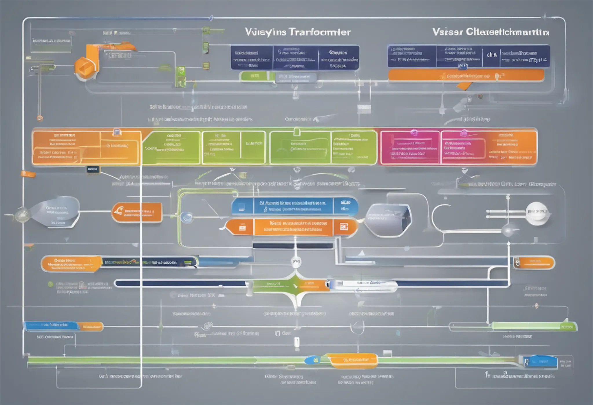 A futuristic diagram of a Vision Transformer model being quantized ...