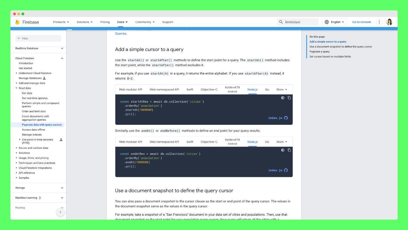 Firebase Pagination Using Startafter And Nextjs Hackernoon