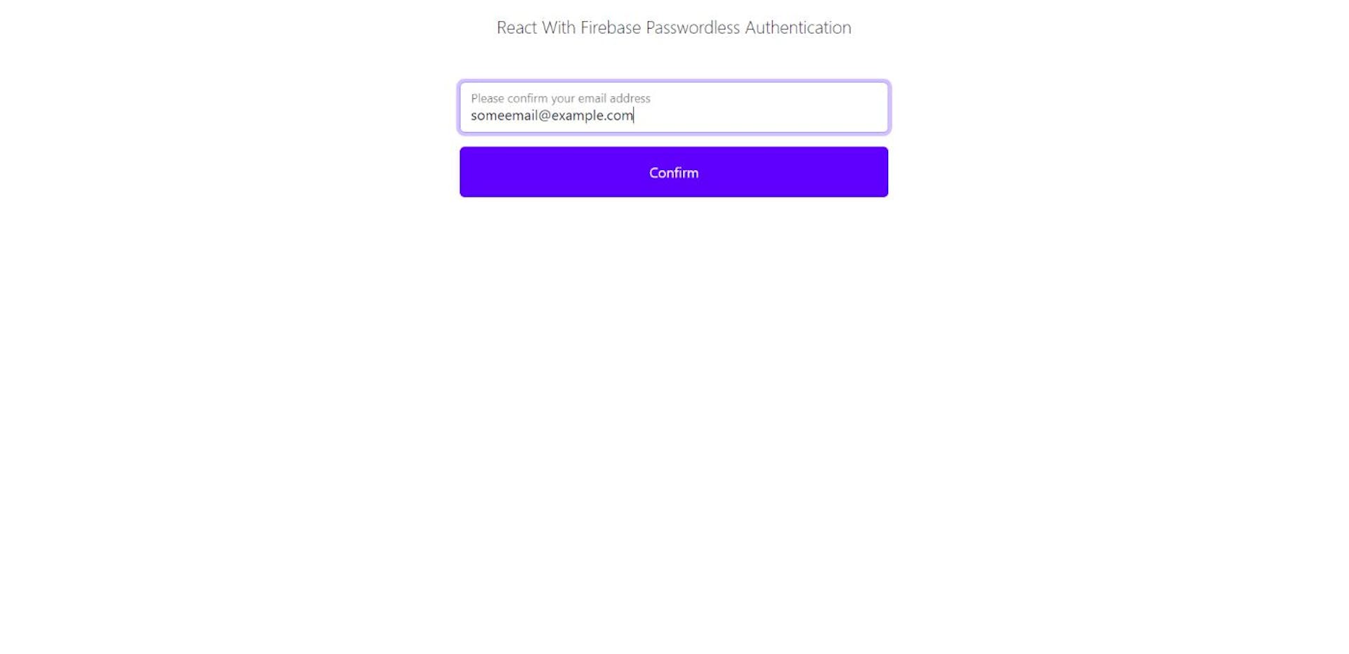 How To Set Up Firebase Passwordless Authentication With A React Web Application Hackernoon 9563