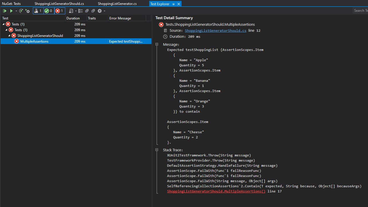 How to Use Assertion Scopes to Execute Multiple Assertions in C# ...