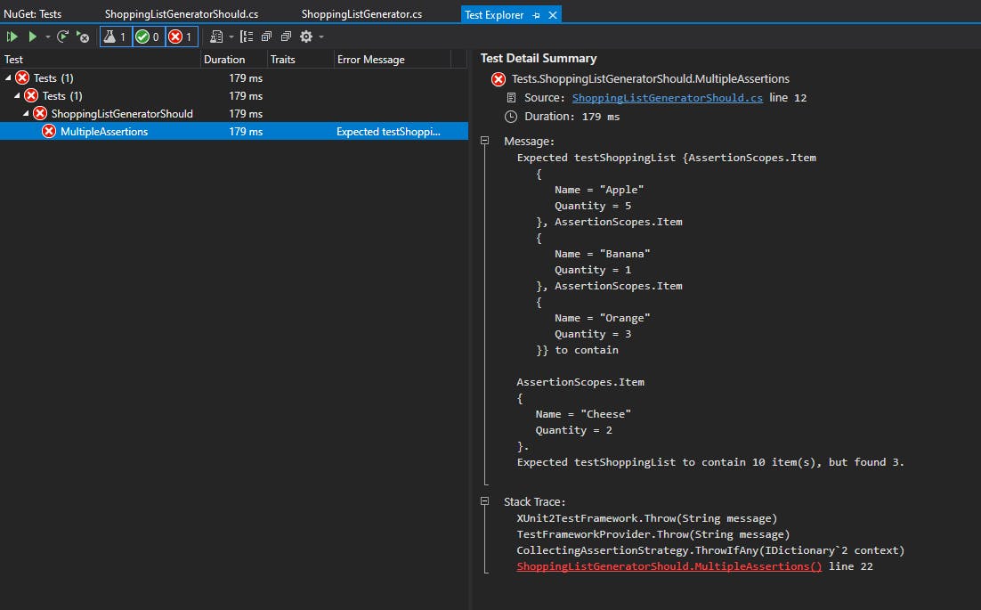 How to Use Assertion Scopes to Execute Multiple Assertions in C# | HackerNoon